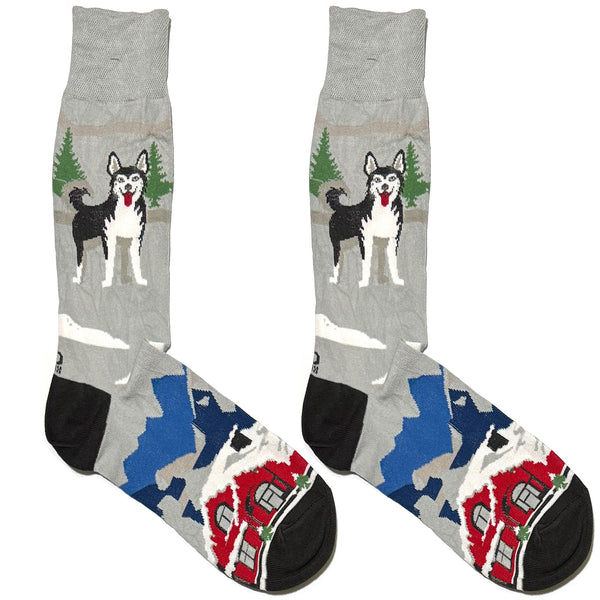 Grey Winter Fox Socks – themensden.pk