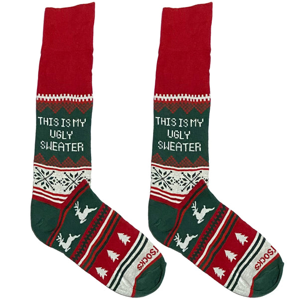 This Is My Ugly Sweater Socks – themensden.pk