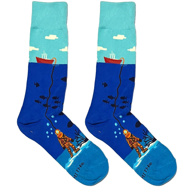 Blue Ocean Diver Socks – themensden.pk