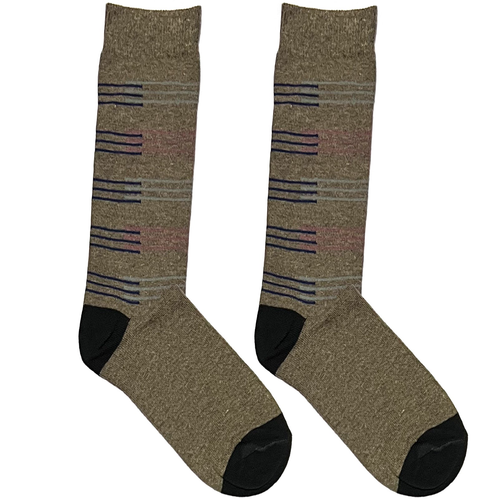 Brown Stripe Lock Socks – themensden.pk