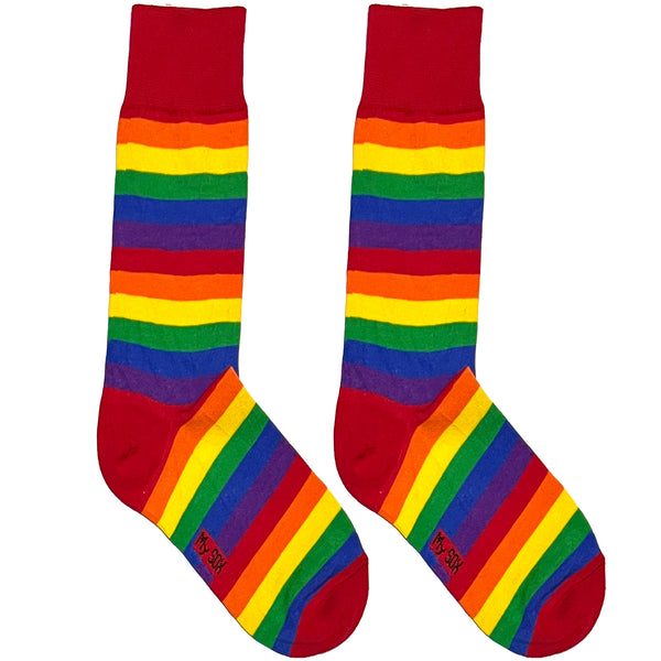 Multicolor Stripes Socks – themensden.pk