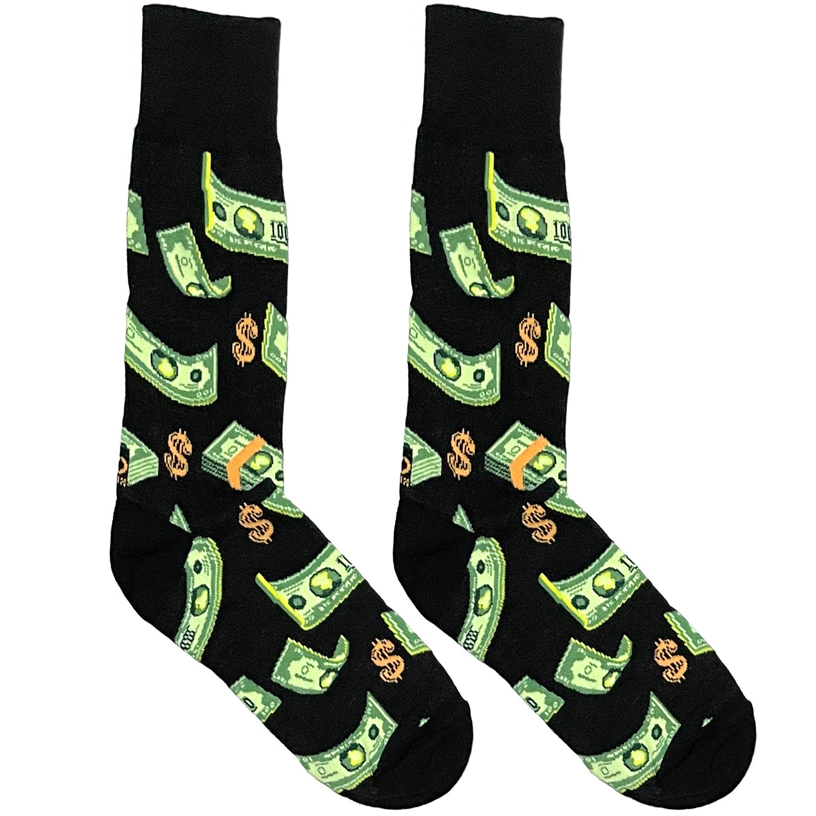 Black Dollar Cash Socks – themensden.pk