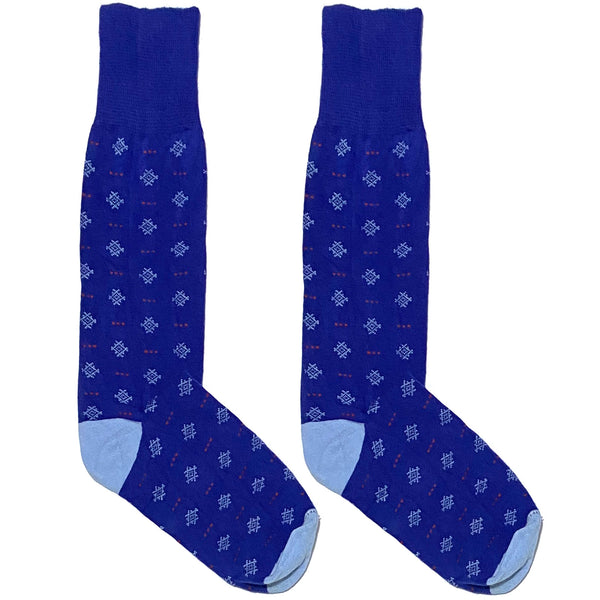 Blue Design Socks – themensden.pk