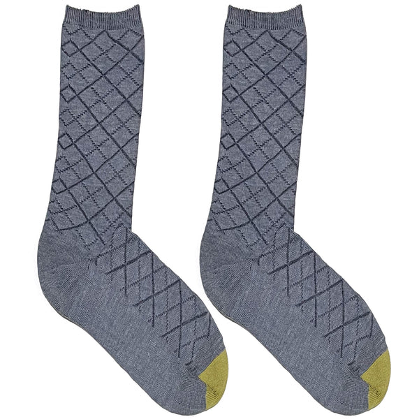 Grey Textured Short Crew Socks – themensden.pk