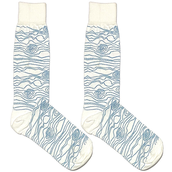 White Pattern Socks – themensden.pk