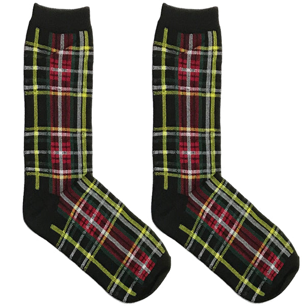 Yellow And Red Chequered Short Crew Socks – themensden.pk
