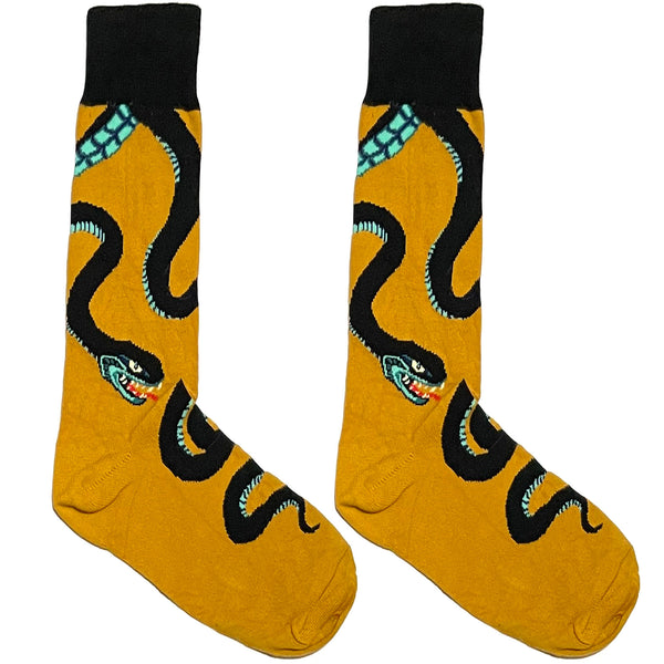 Yellow Snake Socks – themensden.pk